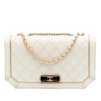 Chanel Pre-owned Flap Shoulder Bag - - Pre-owned - Damen - Beige - ONE SIZE