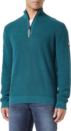 Camel Active Herren 409585/8K12 Pullover, Petrol, 3XL