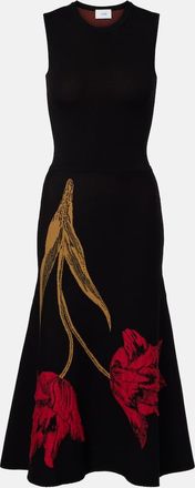 Erdem Midikleid aus Jacquard