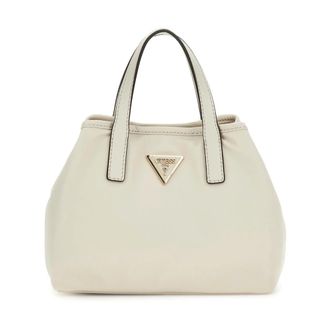 Guess Femme, Sacs, Beige, Taille: ONE Size Sac &agrave; main &eacute;l&eacute;gant Latona