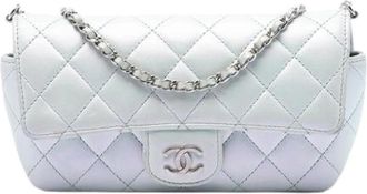Chanel Sac bandouli&egrave;re matelass&eacute; doccasion - Femme - Pre-owned - Bleu - Taille: ONE Size