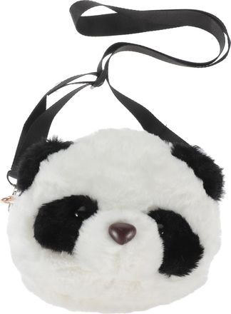 Frcolor Panda Schultertasche Damen Pl&uuml;sch Umh&auml;ngetasche M&auml;dchen Leicht Kompakt Mit Verstellbarem Gurt Alltagstasche F&uuml;r Telefon Kosmetik M&uuml;nzgeldb&ouml;rse