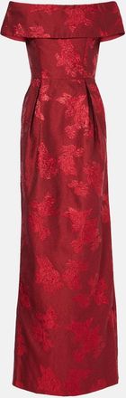 Rebecca Vallance Bustier-Robe Henrietta aus Brokat