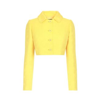 Dolce & Gabbana Damen, Jacken, Gelb, SGr&ouml;&szlig;e