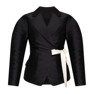 Lanvin Femme, Vestes, Noir, Taille: 38 FR Blazer avec D&eacute;coratif