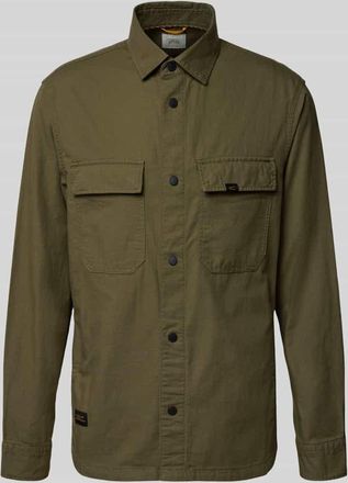 Camel Active Regular Fit Hemdjacke aus reiner Baumwolle