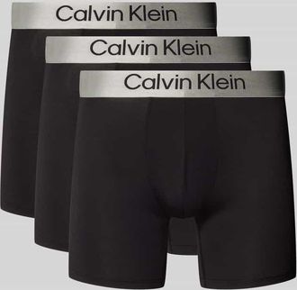 Calvin Klein Underwear Trunk mit elastischem Label-Bund im 3er-Pack