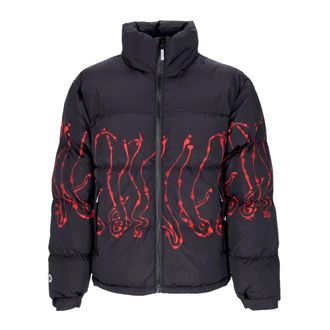 Octopus Schwarze Puffjacke f&uuml;r M&auml;nner - - Jackets - Herren - Schwarzk - XS
