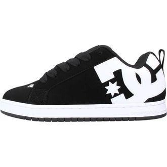 DC Homme, Chaussures, Noir, Taille: 45 EU Court Graffik Baskets