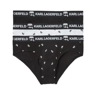 Karl Lagerfeld Femme, Sous-v&ecirc;tements, Multicolore, Taille: 38 FR Ikonik Brief Multi Set (X3)