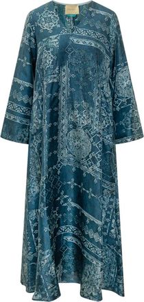 Momoni Femme, Robes, Bleu, Taille: 42 FR Long Dress