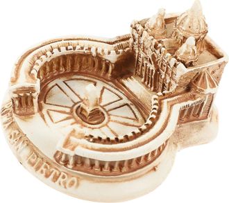 Artibetter Toyvian Miniatur Petersbasilika Modell aus Kunstharz Kompaktes Architektur-dekor f&uuml;r Schreibtisch Stilvolle Heim B&uuml;rodekoration Handgefertigte Basilik