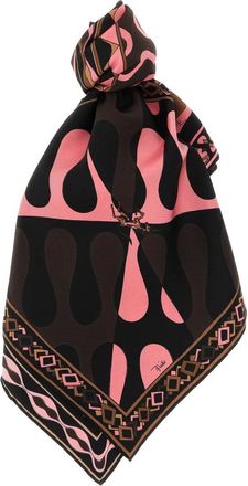 Pucci Carr&eacute; en twill de soie - Femme - Accessoires - Multicolore - Taille: ONE Size
