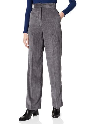 Sisley Sisley Womens Trousers 4S3ZLF003 Pants, Grey 903, 32