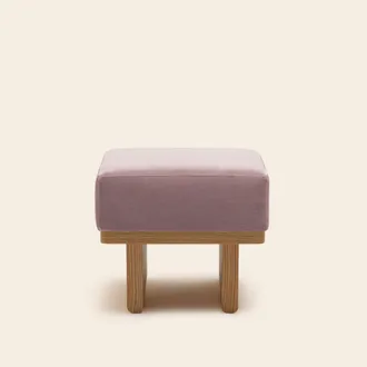 Madura Tabouret Anca Dalila nacre rose - ROSE