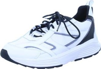 Xsensible Xsensible Stretchwalker | Mod&egrave;le : Brooklyn | Blanc/Noir | Cuir | 332025-101 | Baskets pour homme, white black, 43 EU Weit