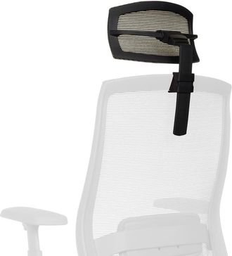 hjh OFFICE Kopfstütze Netzstoff Colore KOPFSTUETZE Zubehör passend für alle Colore Bürostühle, Schwarz