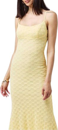 Bardot Bardot - Adoni Midikleid f&uuml;r Damen (Kanarien-Gelb)