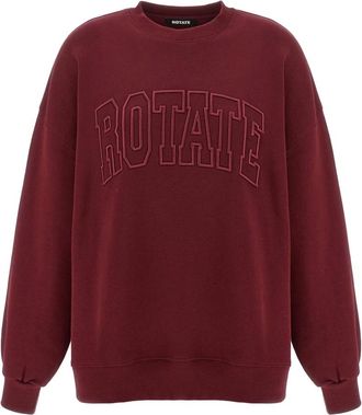 Rotate Rotate Birger Christensen, Damen, Sweatshirts & Hoodies, Rot, SGröße