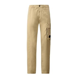 C.P. Company C.p. Company, Homme, Pantalons, Beige, Taille: XL Pantalon Cargo Regular en Sateen Stretch
