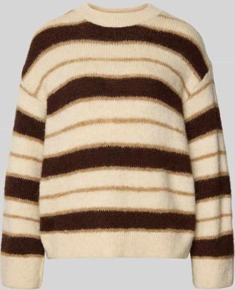 Mango Strickpullover mit gerippten Abschl&uuml;ssen