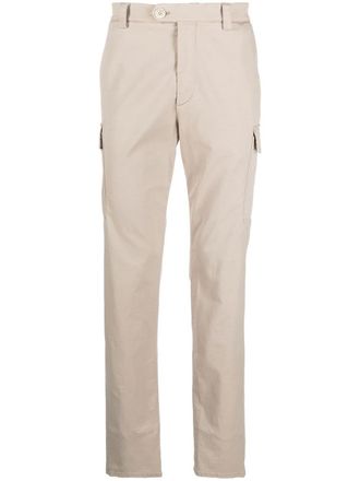 Brunello Cucinelli pantalon en coton stretch - Tons neutres