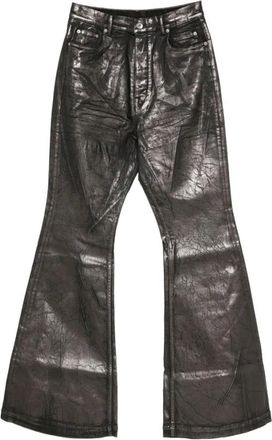 Rick Owens Homme, Pantalons, Brun, Taille: W31 Pantalon Évasé Bronze