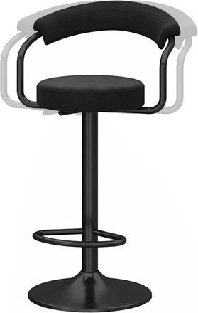 Generic Drehbare Barhocker aus Samt, h&ouml;henverstellbar, Tresenhocker, Barst&uuml;hle f&uuml;r die Fr&uuml;hst&uuml;cks- und K&uuml;chenbar, Belastbarkeit 136 kg