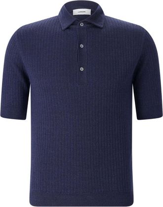 Lardini Homme, Tops, Bleu, Taille: L Polo c&ocirc;tel&eacute;