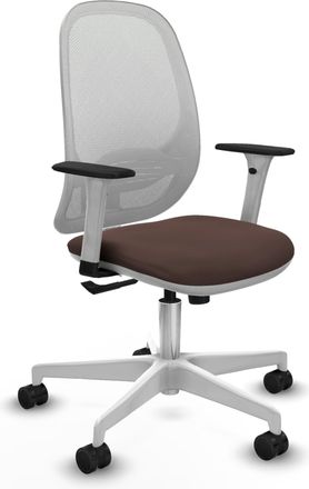 Piqueras y Crespo Computerstuhl Cilanco mit 1D-Armen, h&ouml;henverstellbare Lendenwirbelst&uuml;tze, ausgestattet mit 3 Positionen und Schneidschaum, mit Rollen von 65 mm, Nylon