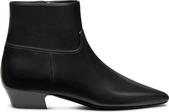 Stuart Weitzman Femme, Chaussures, Noir, Taille: 37 1/2 EU Stassi Zip Bootie