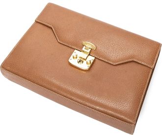 Gucci Crossbody Bags - Vintage Envelope Crossbody Flap - Gr. unisize - in Braun - f&uuml;r Damen