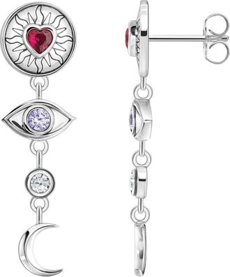 Thomas Sabo Kosmische Talismane Ohrringe - - Accessories - Damen - Grau - ONE SIZE