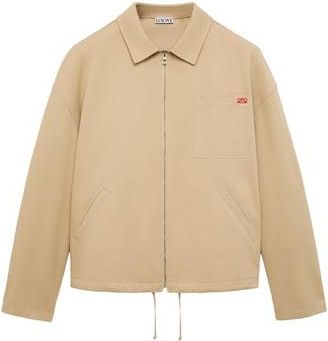 Loewe Veste zipp&eacute;e en serg&eacute; de coton