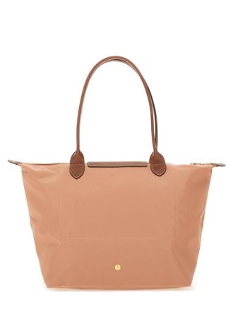 Longchamp Womens Shoulder Bag Le Pliage Large Pink