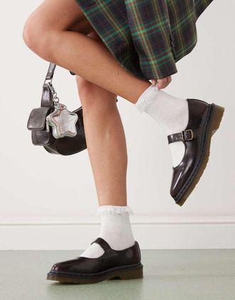 Dr. Martens Elphie - Chaussures babies - Rouge cerise