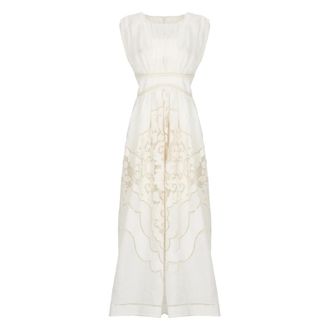 Zimmermann Femme, Robes, Beige, Taille: 40 FR Daylight Waisted Dress