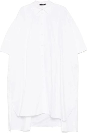 Joseph Femme, Robes, Blanc, Taille: 36 FR Robe Midi Blanche avec Détails de Boutons