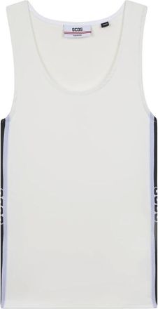 GCDS Gcds, Femme, Tops, Blanc, Taille: 34 FR Tank Top