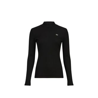 Lacoste Pull col montant en coton