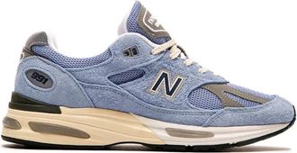 New Balance Low-Top Sneaker - 991V2 Grounded Pastels Sneakers - Gr. 41,5 (EU) - in Blau - f&uuml;r Damen