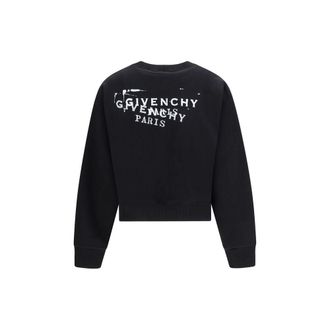 Givenchy Womens Black Cotton Sweatshirt Clothing