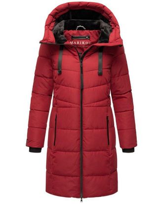 Marikoo Winterjacke Natsukoo XVI Stepp Mantel mit gro&szlig;er Kapuze