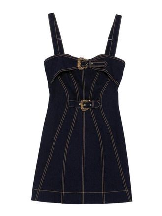 Versace Jeans Couture Kurzes Kleid - Jeansblau