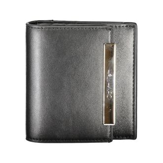Calvin Klein Schwarzes Polyester-Portemonnaie mit RFID-Block - - Accessories - Damen - Schwarzk - ONE SIZE