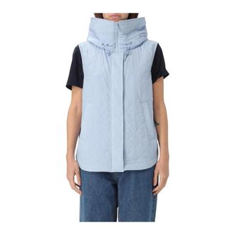 Peuterey Femme, Vestes, Bleu, Taille: 42 FR Veste matelass&eacute;e &agrave; capuche Blazer bleu &eacute;l&eacute;gant