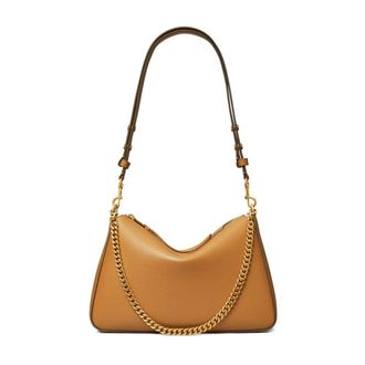 Tory Burch Femme, Sacs, Brun, Taille: ONE Size Sac Bandoulière Marron avec Chaîne