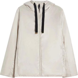 Max Mara Femme, Vestes, Gris, Taille: 38 FR Greenh Veste Rembourr&eacute;e &agrave; Capuche