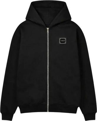 My Brand Homme, Sweatshirts et sweats &agrave; capuche, Noir, Taille: XL Essentials Zip Sweat &agrave; capuche