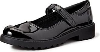 Geox Fille J Casey Girl P Ballerines, Black, 39 EU